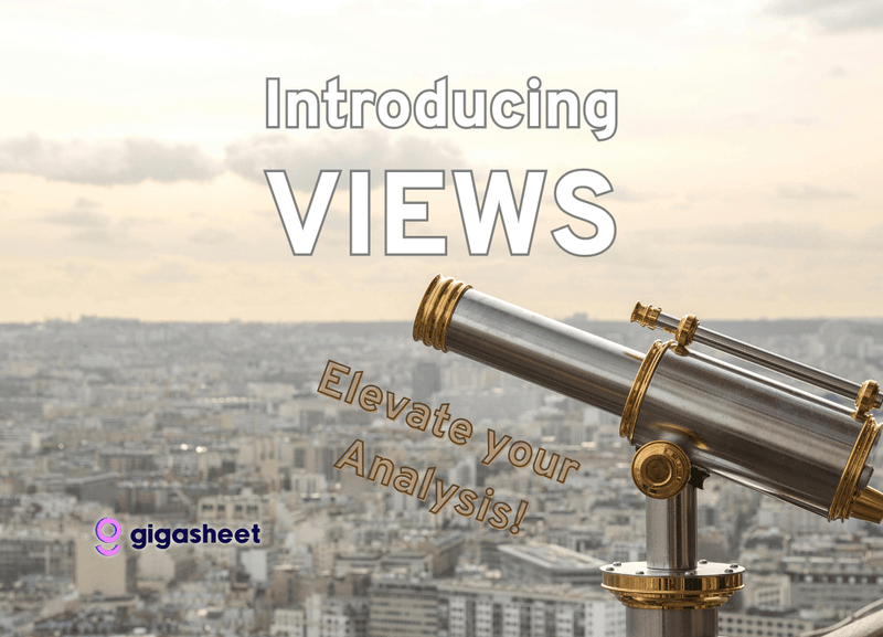 Introducing Views: Elevate Your Gigasheet Experience Introducing Views: Elevate Your Gigasheet Experience